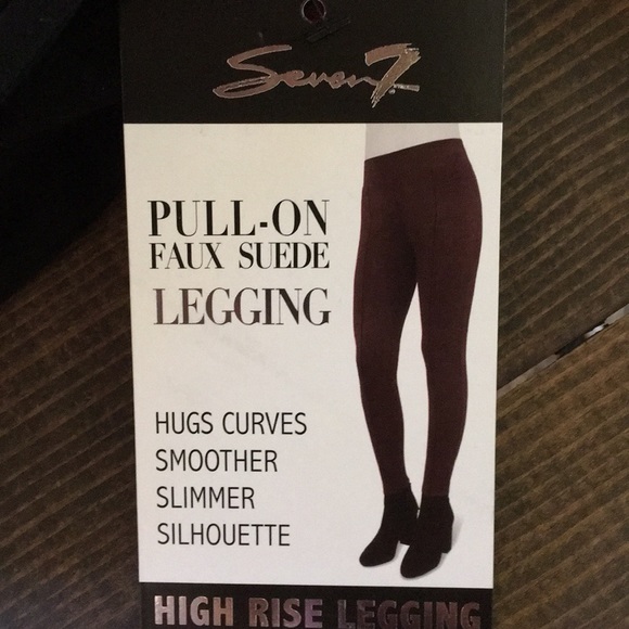 Seven7 | Pants & Jumpsuits | Seven 7 Light Camel Brown Faux Suede Hi ...